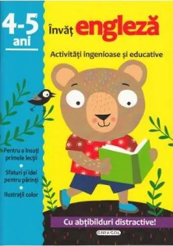 Activitati ingenioase si educative Invat engleza 4-5 ani 978-606-525-804-4 - cel.ro