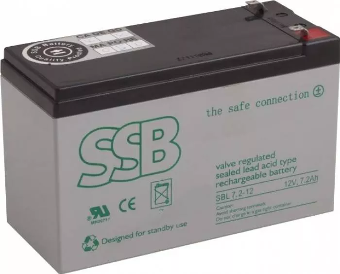 Acumulator UPS SSB SBL 7.2-12 12V 7.2Ah 2buc sbl 7.2-12x2 - cel.ro