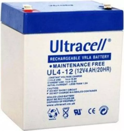 Acumulator UPS Ultracell VRLA AGM 12V 4Ah UL4-12 - cel.ro
