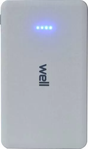 Acumulator USB portabil powerbank 4000mAh 2.1A alb Well - cel.ro