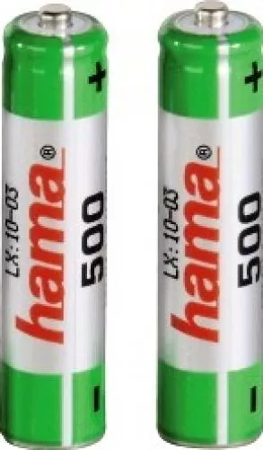 Acumulatori Hama 2xAAA Micro - HR03 500 mAh 4007249465658 - cel.ro