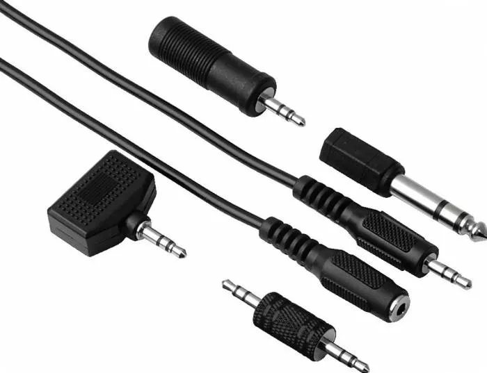 Adaptoar Hama Universal Jack 3.5mm 6.3mm Negru 4007249438164 - cel.ro