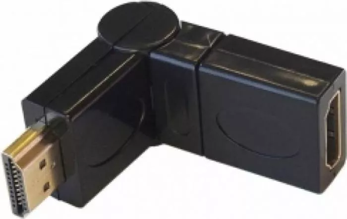 Adaptor Art HDMI mama la HDMI tata rotatie 180grade Negru - cel.ro
