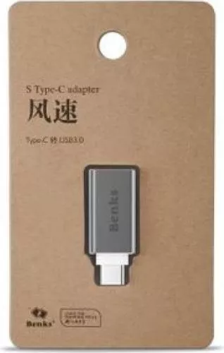 Adaptor Benks USB-C la USB 3.0 Gri 6948005932275 - cel.ro