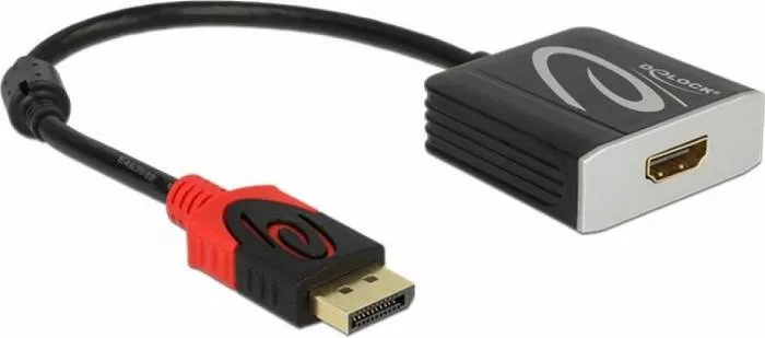Adaptor Delock Displayport 1.2 la HDMI T-M 4K 60 Hz Activ 62734