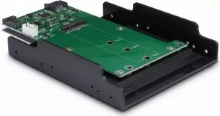 Adaptor Inter Tech Argus KT023B 1x SATA Male - 1x M.2 SATA SSD kt023b ...