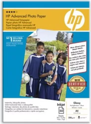 Advanced Glossy Photo Paper HP 50 sheets hpq8698a - cel.ro