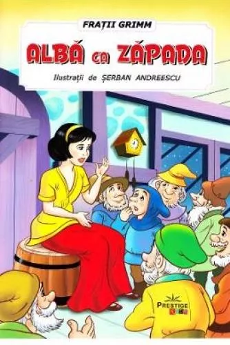 Alba ca Zapada - Fratii Grimm ilustratii de Serban Andreescu 978-606-8878-13-3 - cel.ro