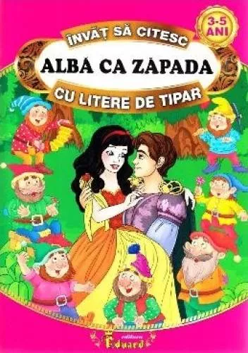 Alba ca Zapada - Invat sa citesc cu litere de tipar 978-606-571-528-8