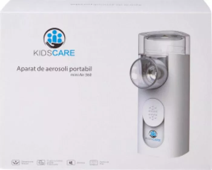 Aparat de aerosoli portabil si silentios KidsCare Mini Air 360 KC ...