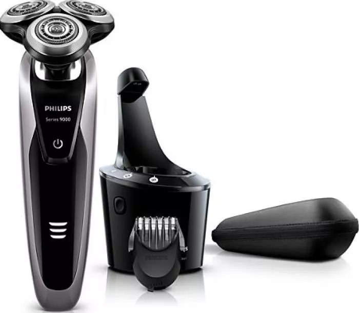 Aparat de ras Philips S911131 Wet Dry Acumulator 3 accesorii 3 capete ...