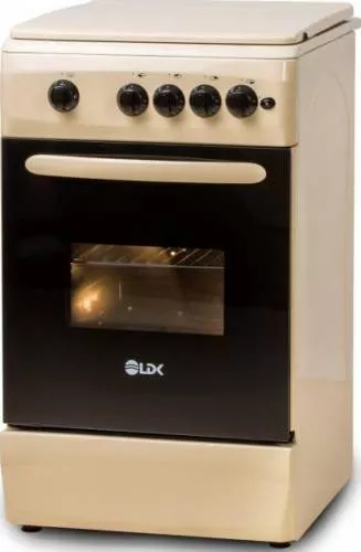 Aragaz LDK 5060 NG Gaz 4 arzatoare Aprindere electrica 50cm Crem - cel.ro