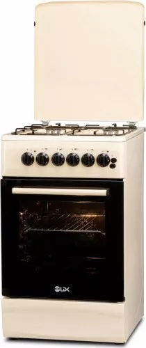 Aragaz LDK 5060 ECAI CREM RMV LPG 4 arzatoare 46 L Cuptor electric Aprindere - cel.ro