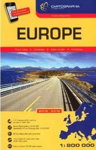 Atlas Rutier Europa mare 978-963-3520-48 - cel.ro