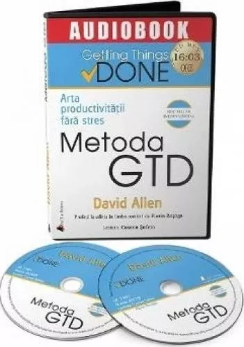 Audiobook Metoda GTD. Arta productivitatii fara stres - David Allen ...