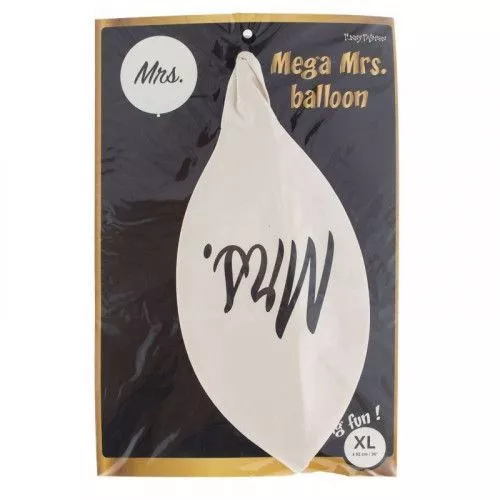 Balon gigant inscriptie Mrs diametru 36 inch petrecere nunta latex ...