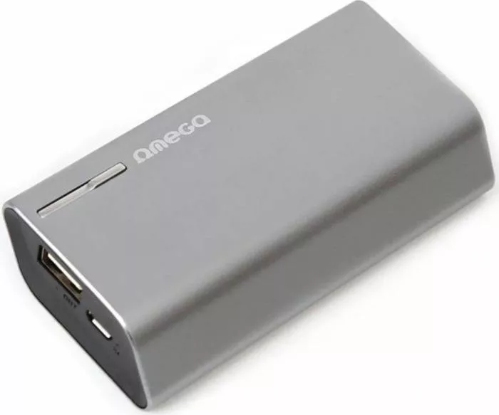 Baterie Externa Omega Power Bank 4400mAh Silver ompb44ag - cel.ro