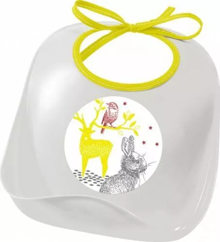 Baveta plastic- Iepuras Beaba b913405