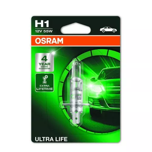Bec 12V 55W H1 P14.5S Ultra life blister 1 buc. Osram 16671 - cel.ro