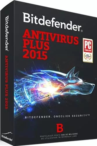 Bitdefender Antivirus Plus 2015 1PC 1An Retail Box Licenta noua cp bd ...