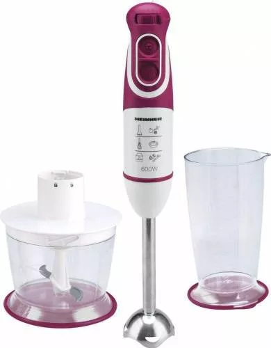 Blender de mana Heinner Charm HB-600BG 600W 2 viteze Functie Turbo Alb ...