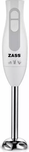 Blender de mana Zass ZHB 06 400W 2 viteze Vas gradat 700ml Alb
