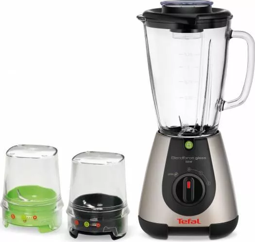 Blender de masa Tefal BlendForce BL313A38 1.25L 500W 2 viteze Negru-Inox - cel.ro