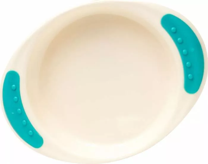 Bol U-Grow cu baza Anti-Alunecare A-1018 White-Blue A-1018 - cel.ro