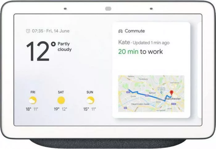 Google Home Hub + Google Asistent Personal Negru | Boxa Portabila 198372