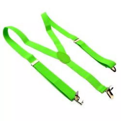 Bretele fluorescente Trendy verde | 60829