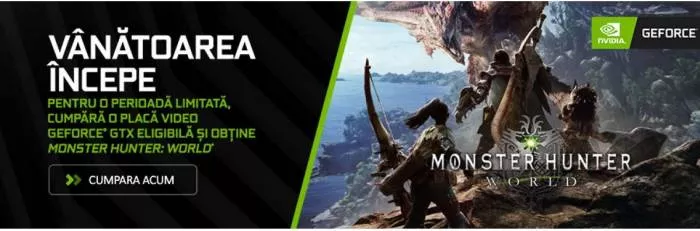 Bundle Nvidia Monster Hunter World - cel.ro