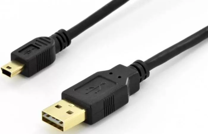 Cablu ASSMANN USB 2.0 HighSpeed USB A M - miniUSB B M 1 8m Negru ak ...