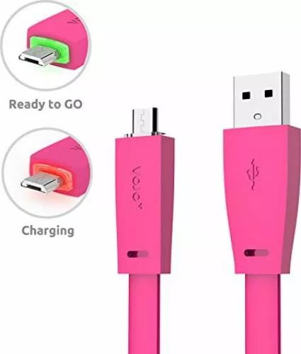 Cablu incarcare Atlas microUSB Roz eatlas_roz - cel.ro