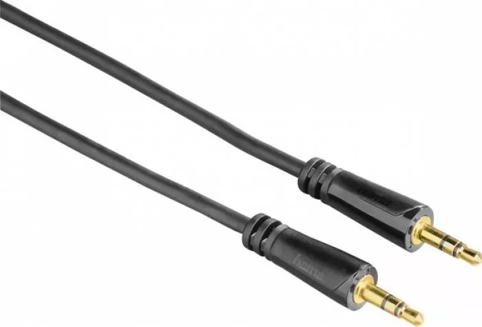 Cablu audio Hama 122320 Jack 3.5mm Male la Jack 3.5mm Male 5m ...