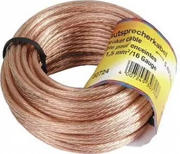 Cablu Audio Hama 2x1.5mm 10m 4007249307255 - cel.ro