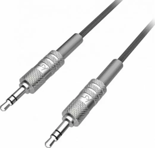 Cablu audio KitSound Premium Jack 3.5mm 1.2m Argintiu kspaux - cel.ro