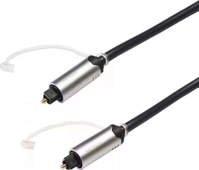Cablu audio optic Serioux Premium Gold Toslink T-T 3m Negru srxc-x3 ...