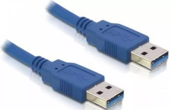 Cablu Delock USB 3.0 AM - AM 5m Albastru 82537 - cel.ro