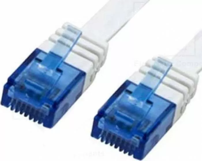 Cablu Flat UUTP LogiLink Cat.5e 7.5m Gri cp0138 - cel.ro