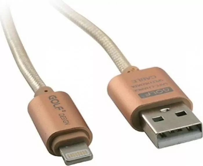 Cablu Golf Metal iPhone 10I Auriu ipcabmetiaur - cel.ro