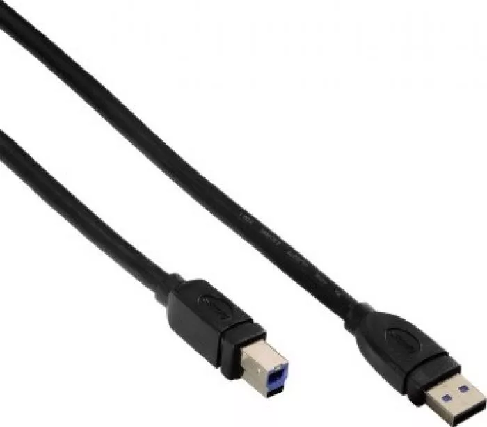 Cablu Hama USB 3.0 1.8 m USB 3.0-A-Plug - USB 3.0-B-Plug 4007249545015 ...