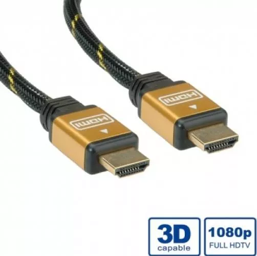 Cablu HDMI Roline Gold 1.4 19T-19T 15m 11.04.5508-5 - cel.ro