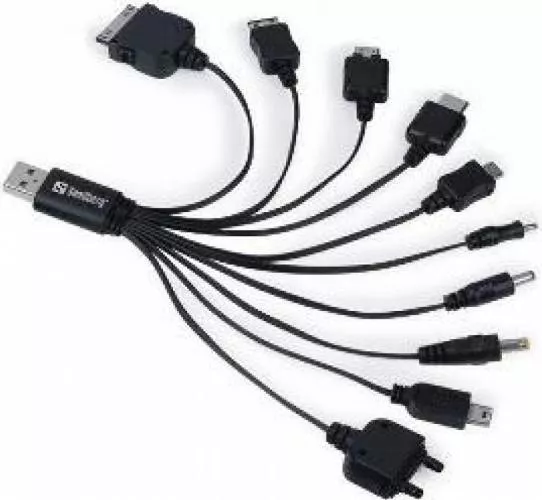 Cablu Incarcare Sandberg multiplu USB Negru 440-01 - cel.ro