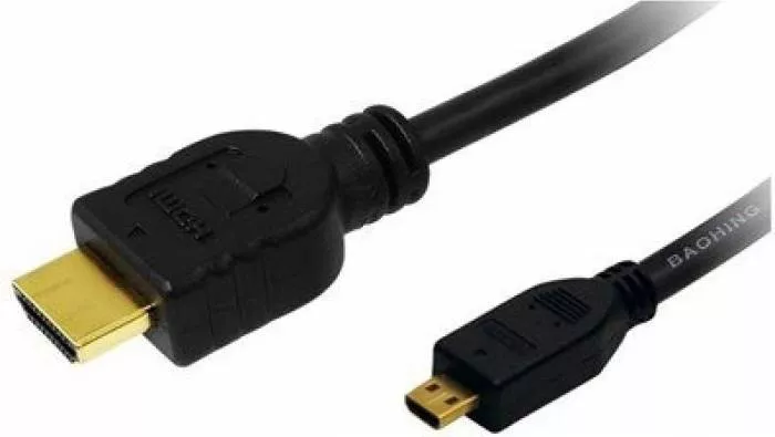 Cablu Logilink HDMI 19pin- microHDMI 3m Negru ch0033 - cel.ro