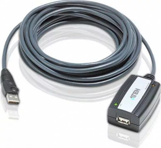 Cablu prelungitor Aten activ USB 2.0 tata-mama 5m ue250 - cel.ro