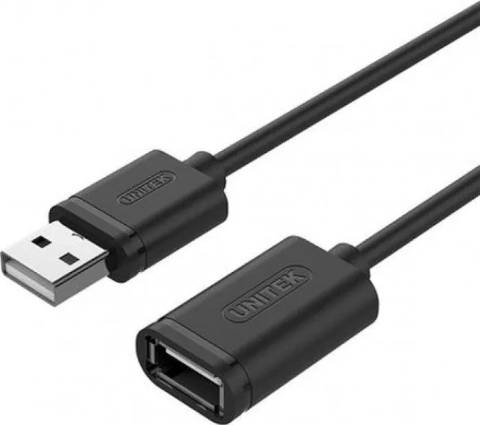 Cablu Prelungitor Unitek USB 2.0 tata-mama 3m Negru y-c417gbk - cel.ro
