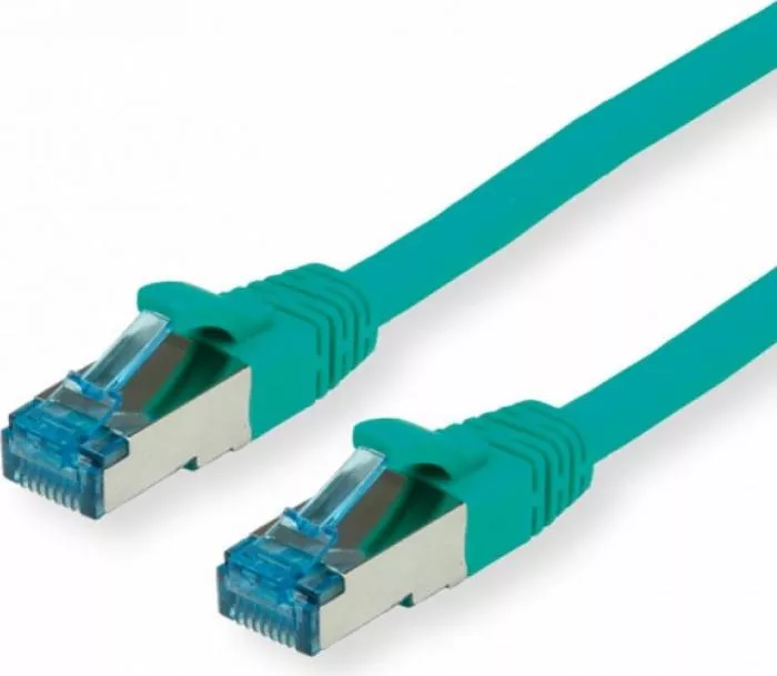 Cablu retea Value S-FTP cat 6A 5m Verde 21.99.1945-50 - cel.ro