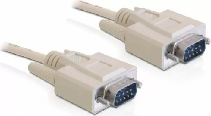 Cablu serial Delock RS-232 serial Sub-D9 T-T 5 m Alb 82982 - cel.ro