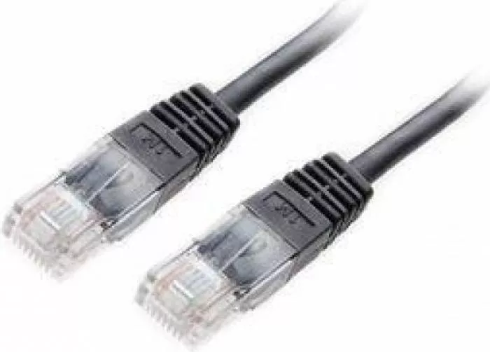 Cablu UTP Equip Cat.5e 1m Negru 825450 - cel.ro