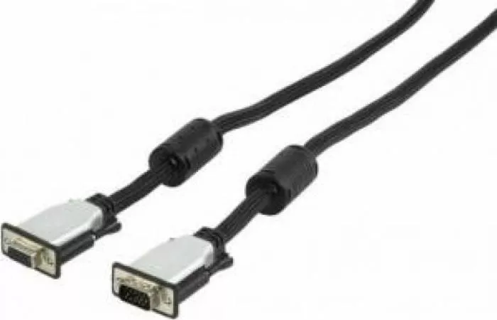 Cablu VGA 15pin tata - VGA 15pin mama 5m Konig cmp-ce028-5 - cel.ro